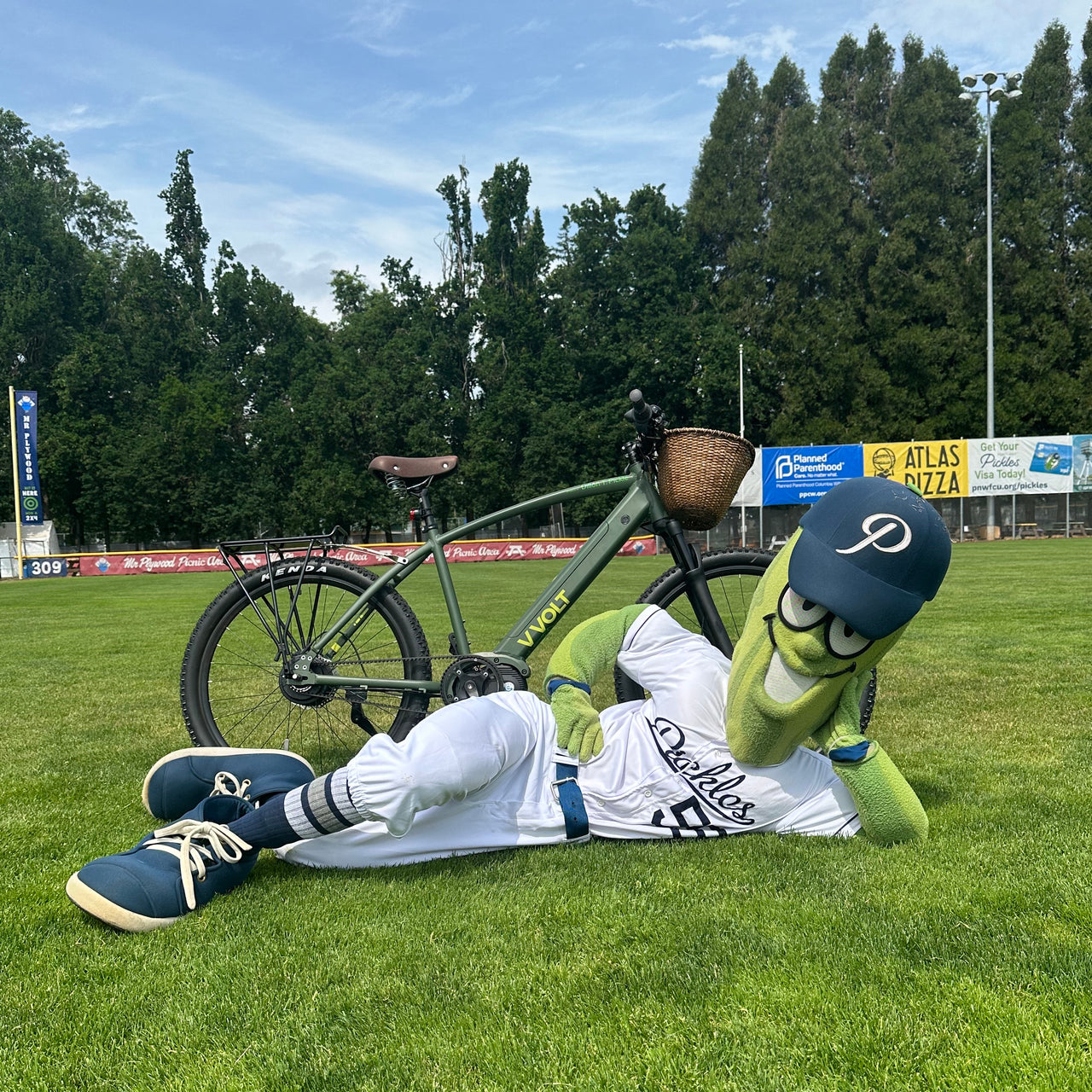 Portland Pickles and Vvolt mix baseball and bikes for Players, Staff ...