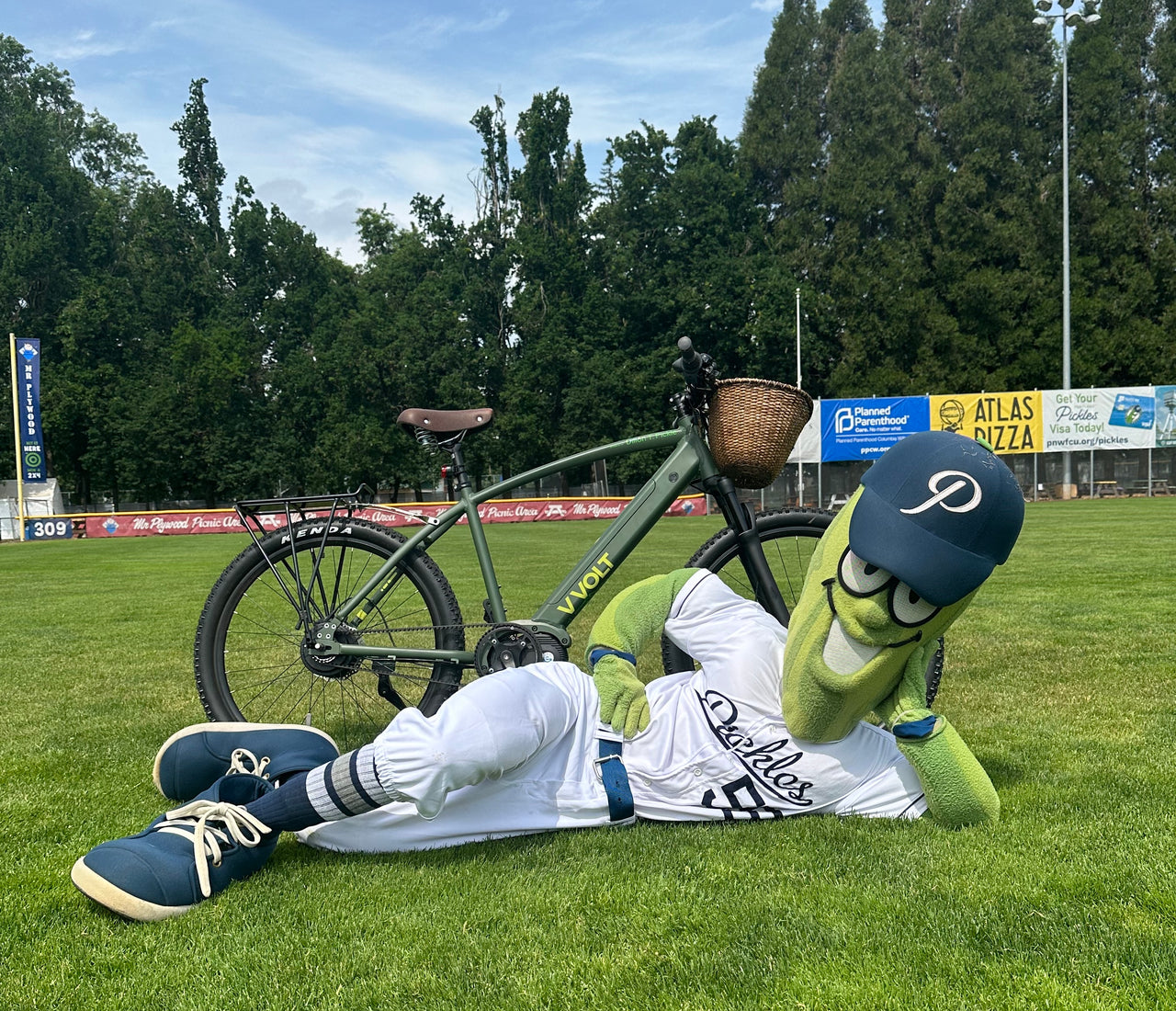 Portland Pickles and Vvolt mix baseball and bikes for Players, Staff ...